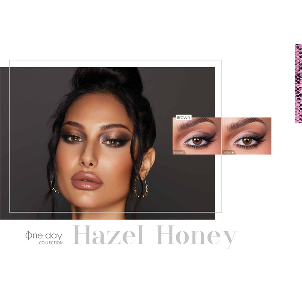Hazel Honey- 10 lens pack(one day) – VC Beauty